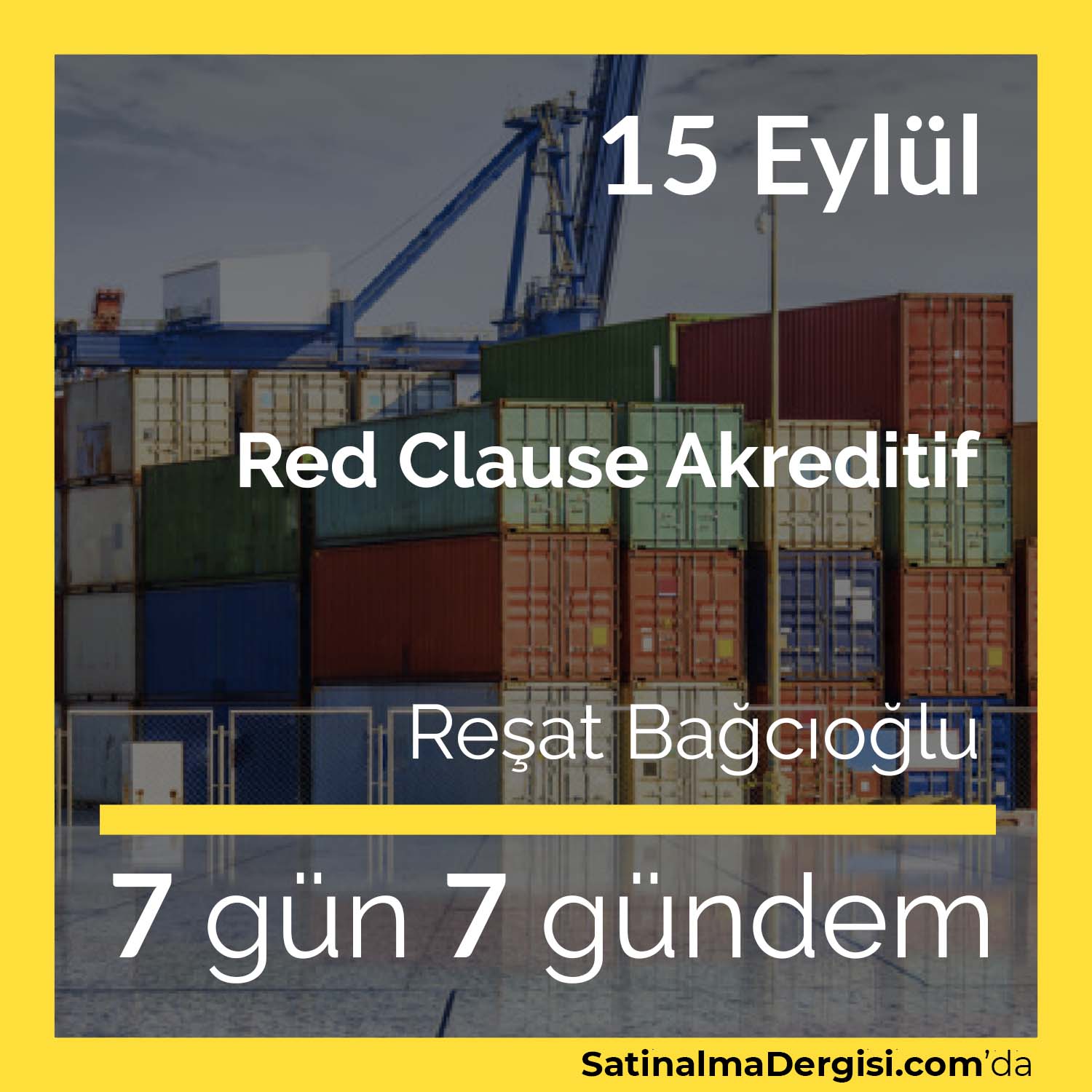 Red Clause Akreditif | Satınalma Dergisi
