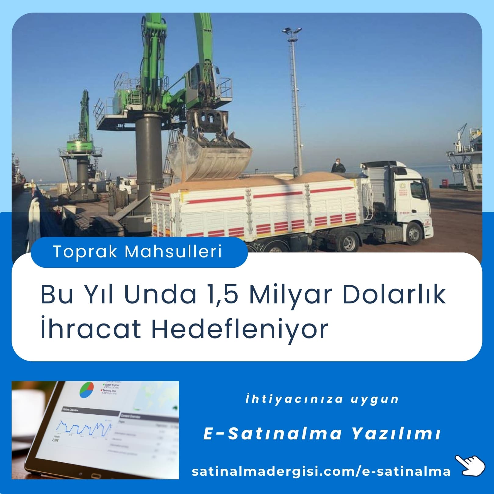 Bu Yıl Unda 1,5 Milyar Dolarlık İhracat Hedefleniyor | Satınalma Dergisi