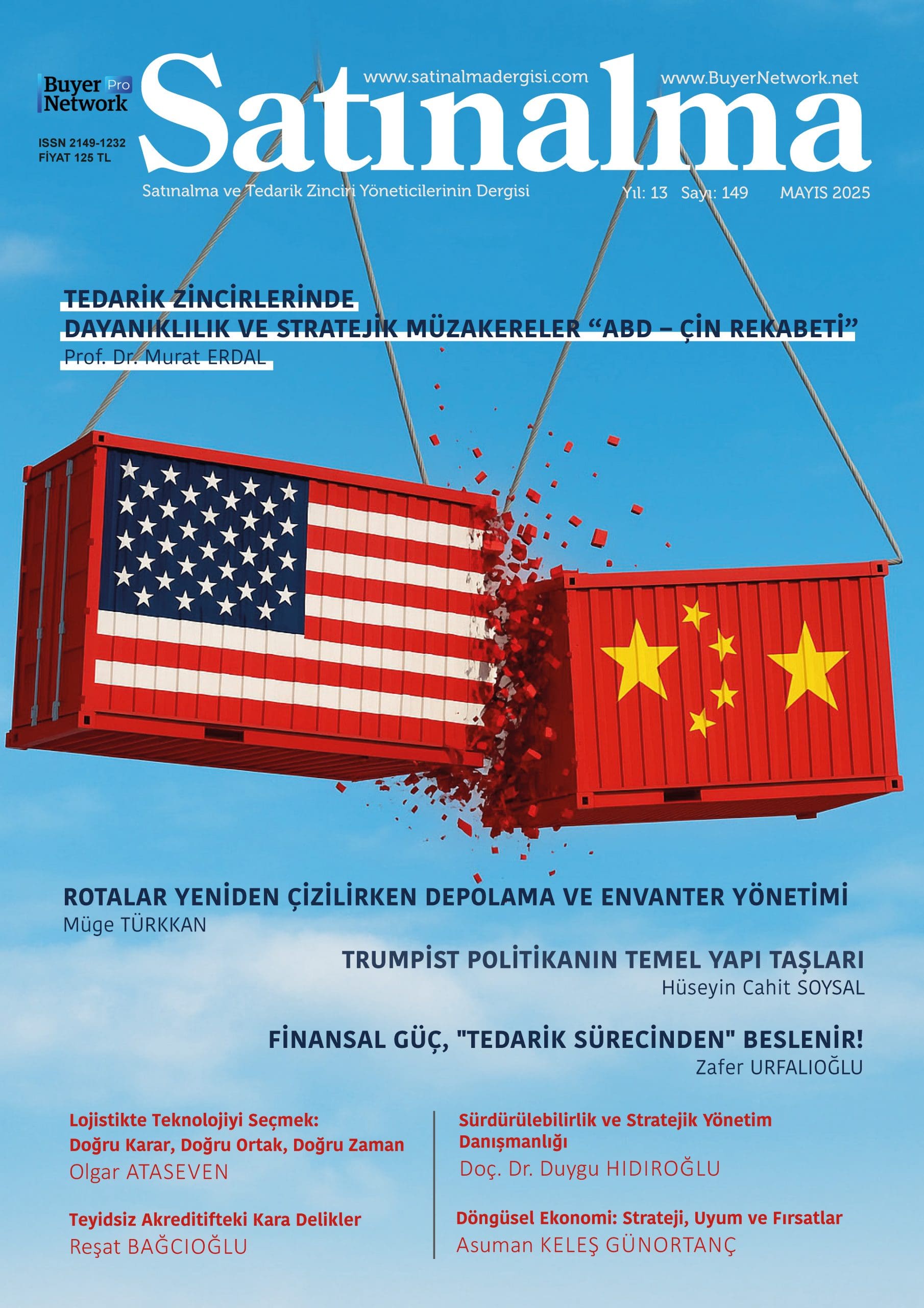 Satınalma Dergisi Mayıs 2025, Yıl:13, Sayı:149 | Satınalma Dergisi