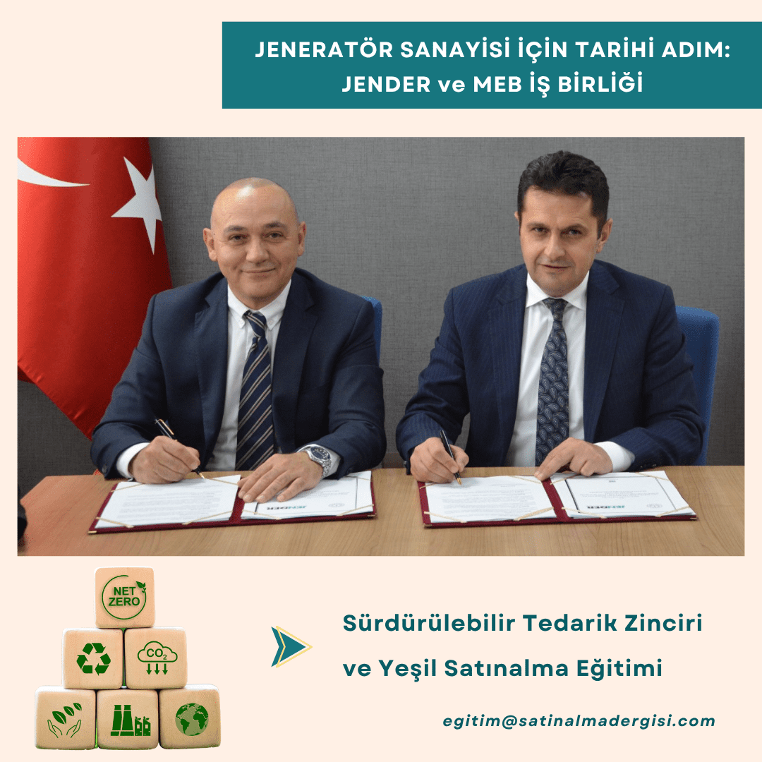JENERATÖR SANAYİSİ İÇİN TARİHİ ADIM: JENDER ve MEB İŞ BİRLİĞİ ...